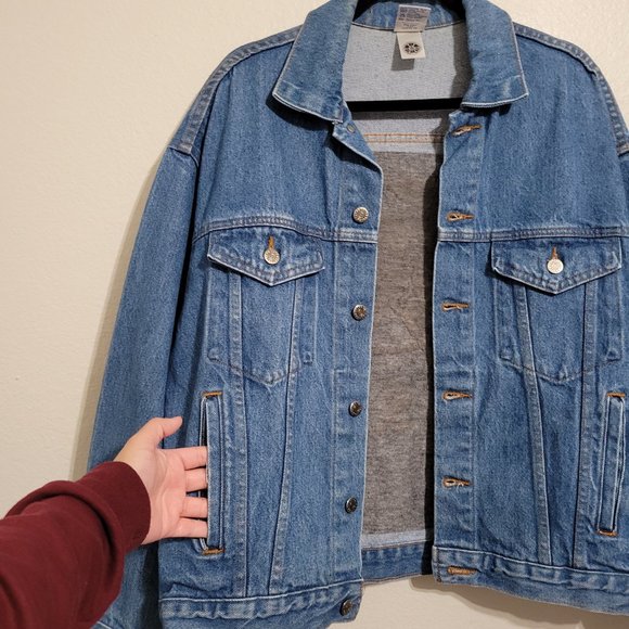 TYCA | Jackets & Coats | Vtg Tyca Embossed Usa Bald Eagle Patriotic ...